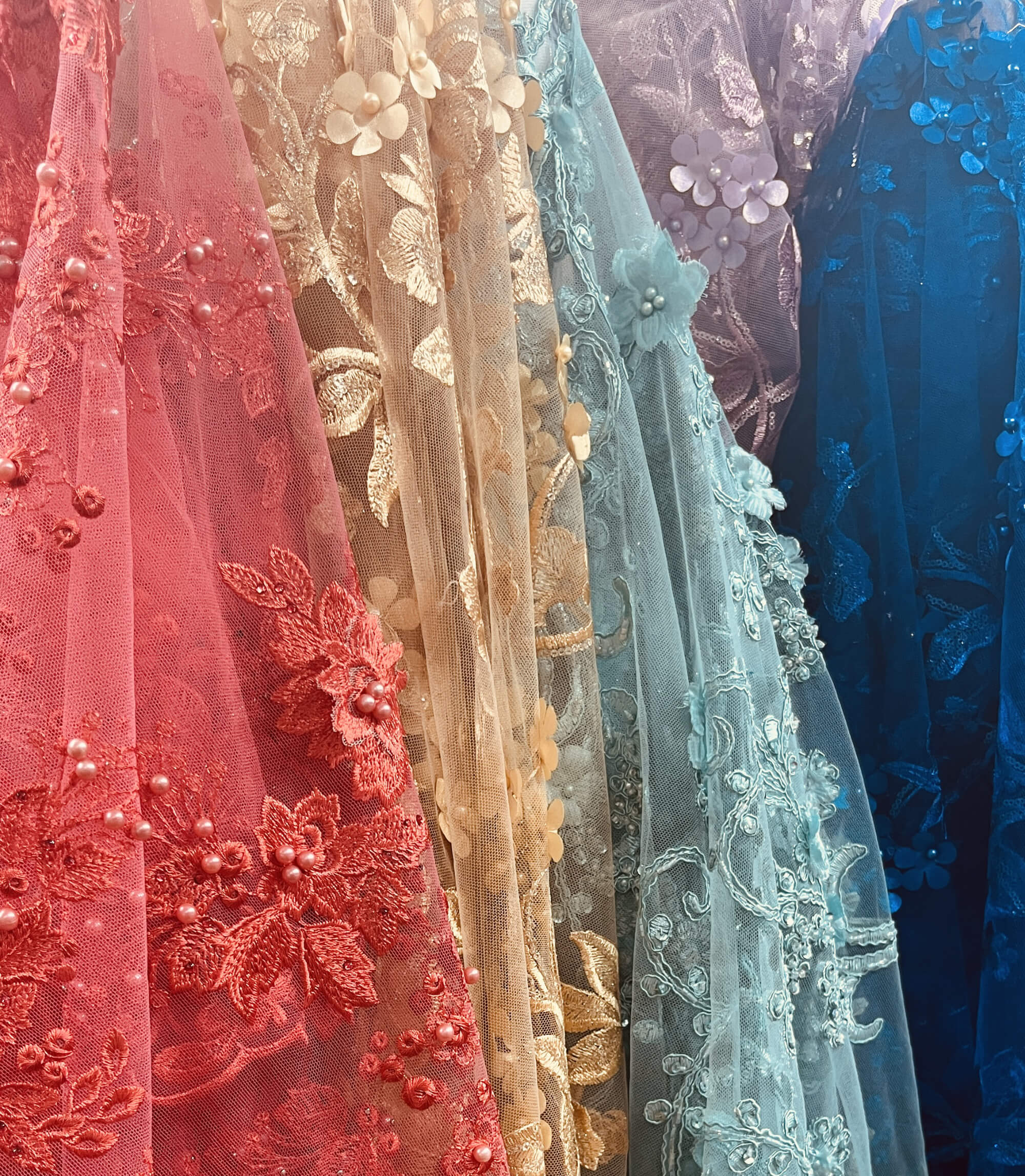 Lace fabric 3d store