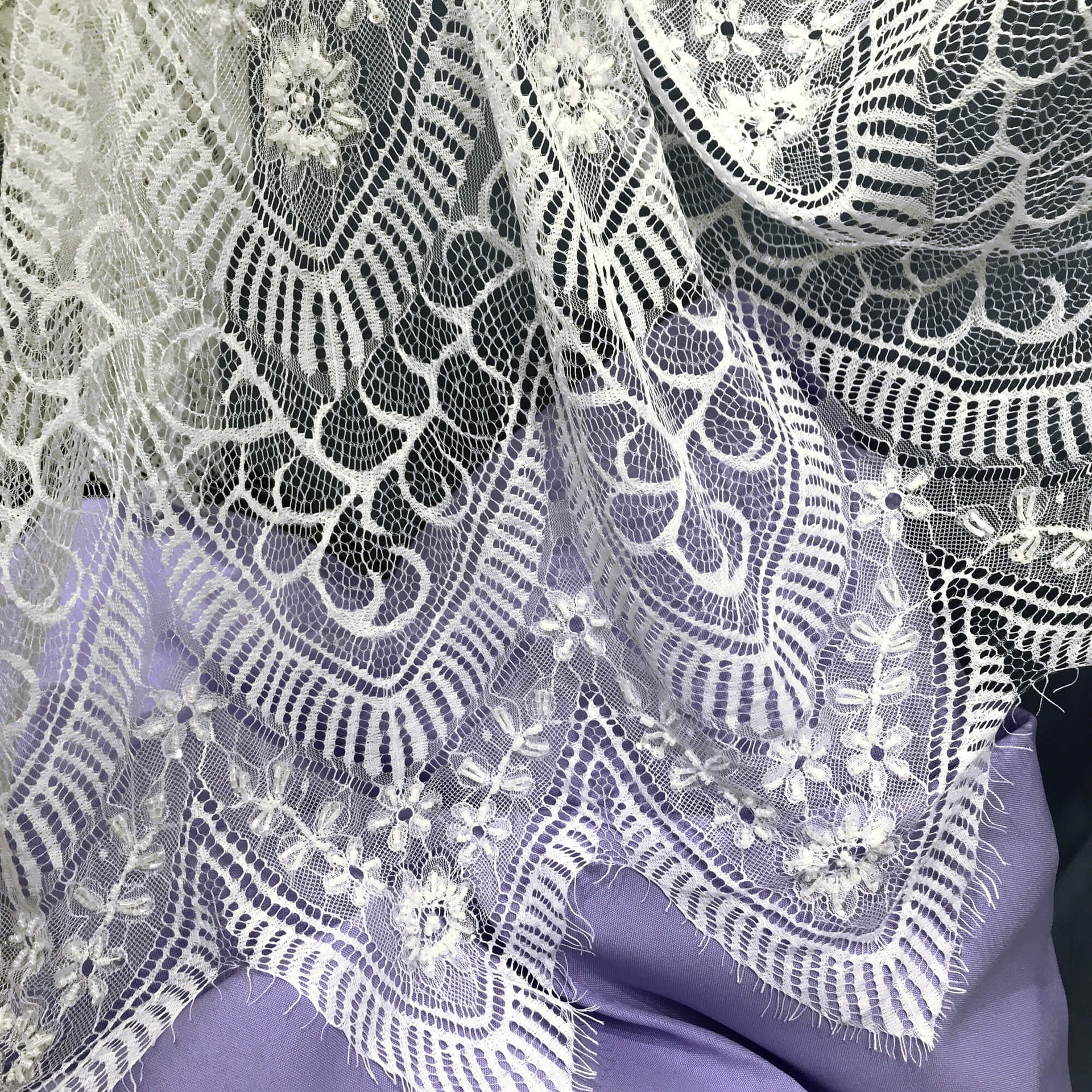 Chantilly lace with Eyelash , Alencon Lace or French Lace | Lace USA